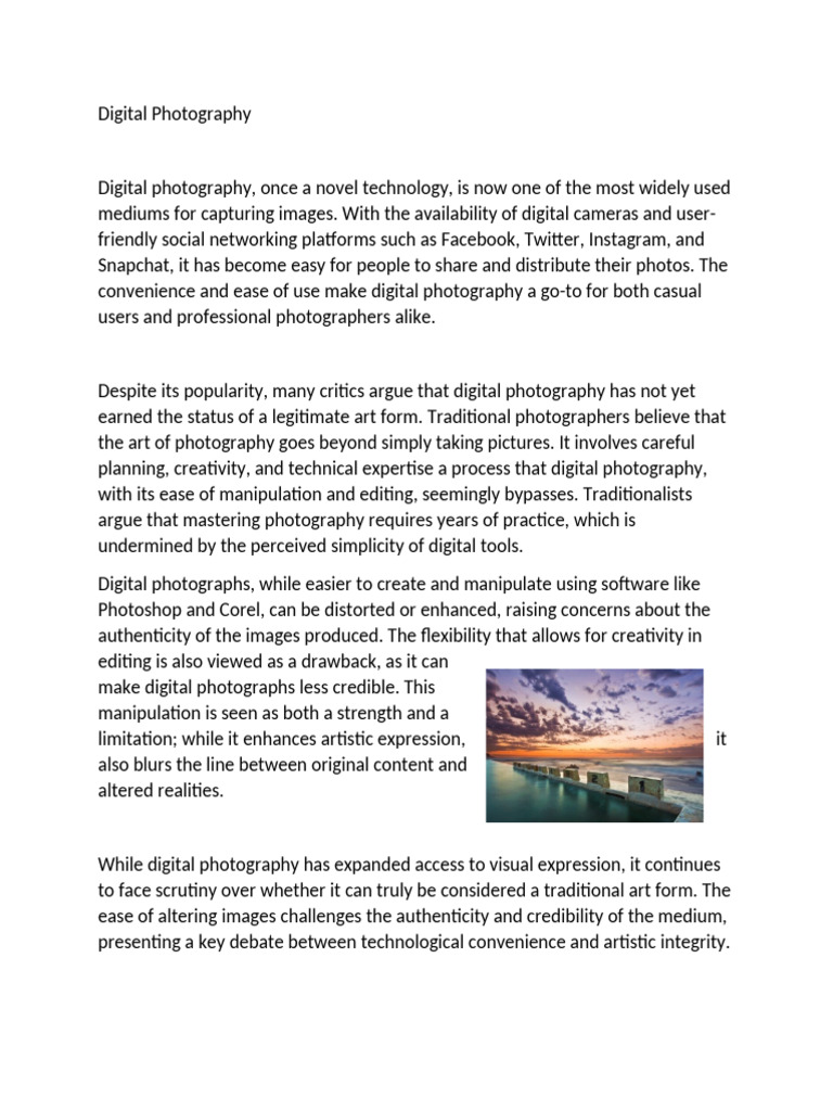 Digital Photography | PDF
