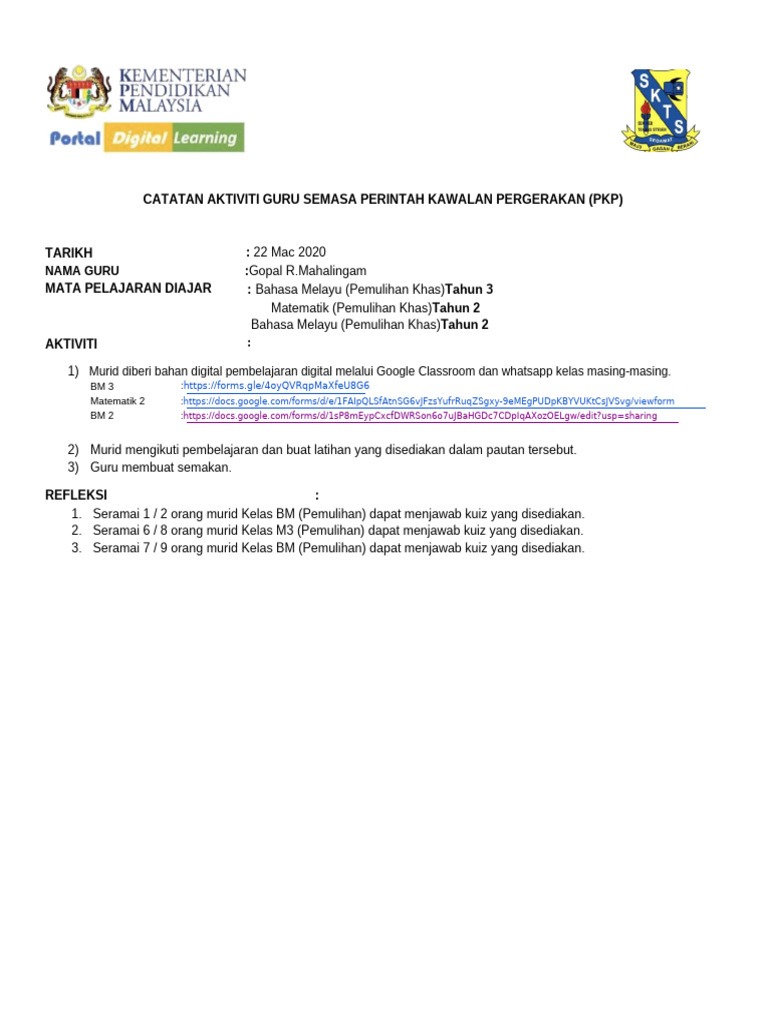 RPH Catatan Ringkas | PDF