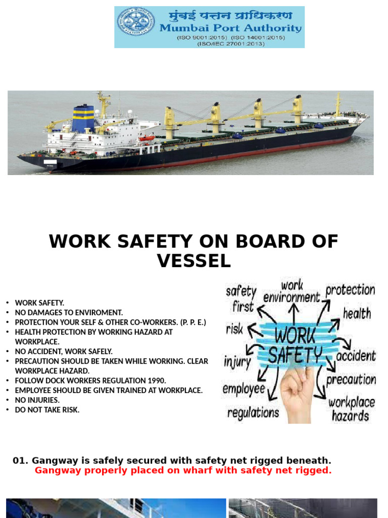 15. Presentation Safety Checklist on Board Vessel (2) | PDF | Crane ...