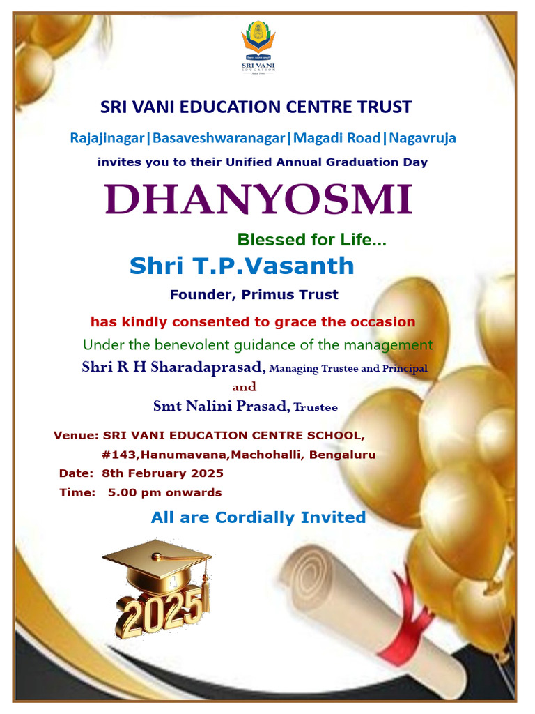 Graduation Day - 1 | PDF