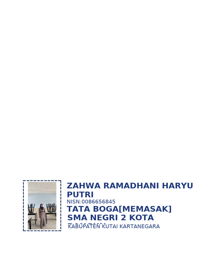 Zahwa Ramadhani Haryu Putri | PDF