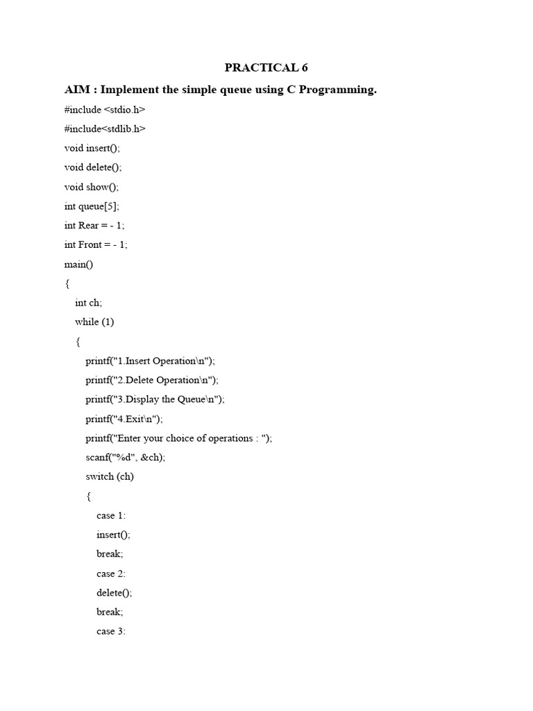 Practical 6 | PDF