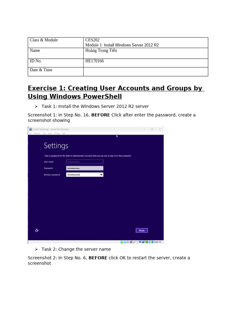 Lab01-Ex01-Hoàng Trọng Tiến - HE170166 | PDF
