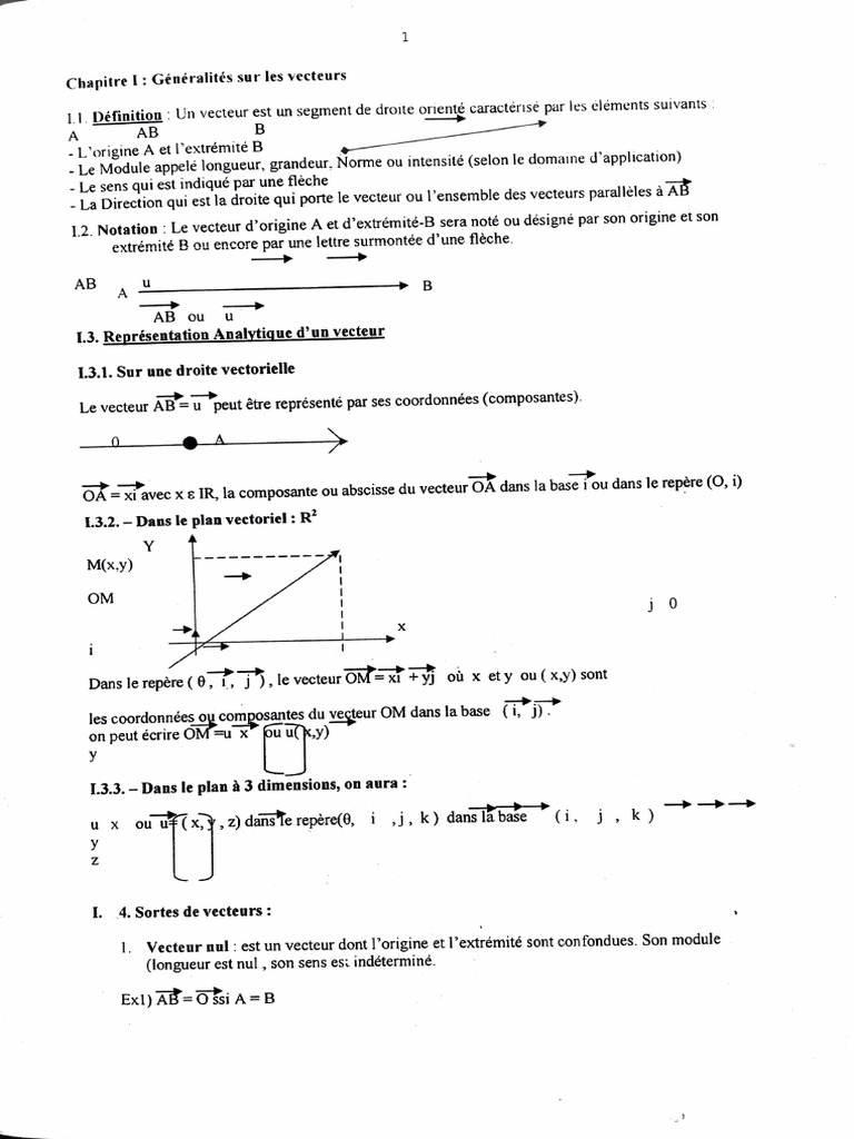 Geometrie Analytique | PDF