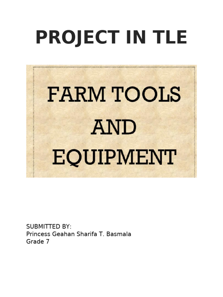 Project in Tle | PDF