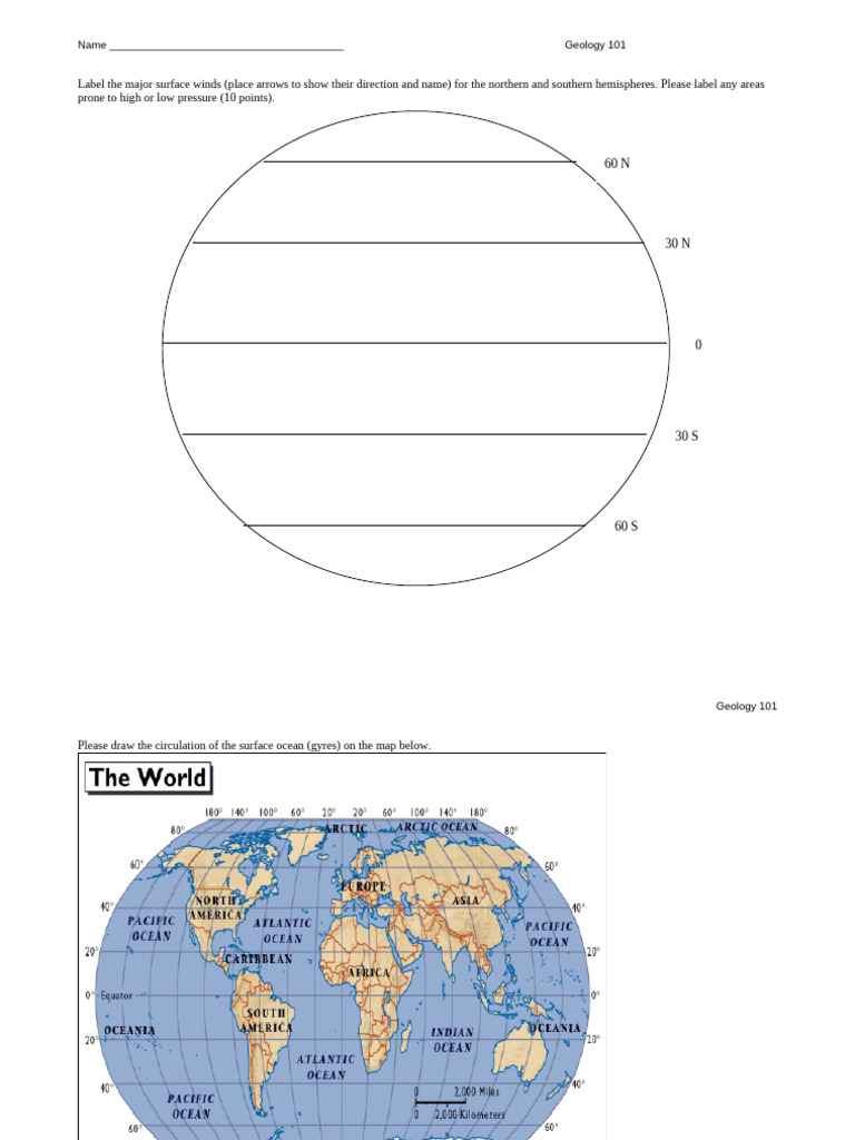 Atmosphere Circulation Assignment | PDF