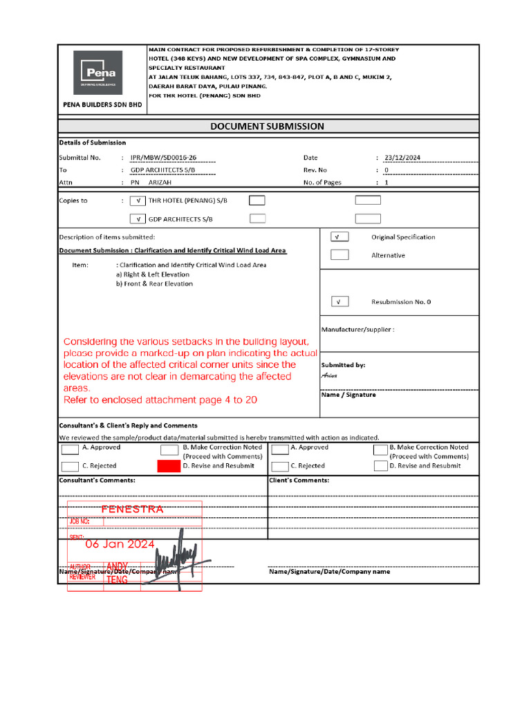 SD016-26-Location of 1.5kpa Wind Pressure | PDF