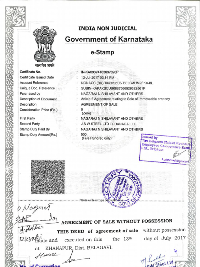 Sample1-SalesDeed | PDF