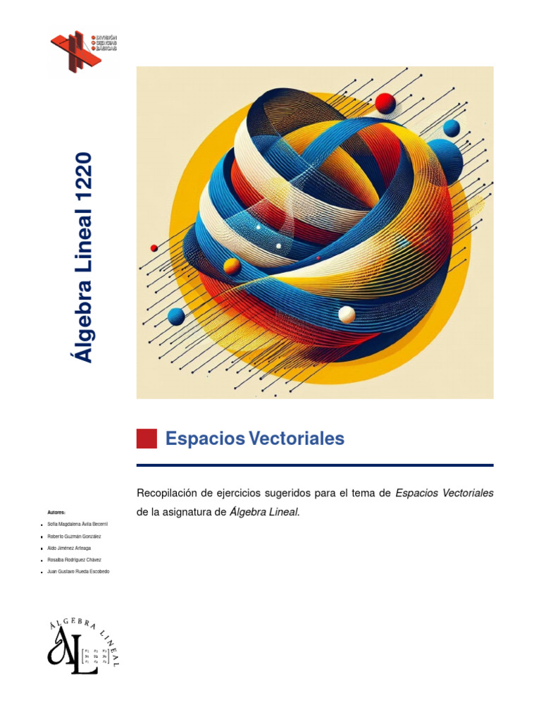 Espacio Vectoriales | PDF | Base (álgebra lineal) | Vector Euclidiano