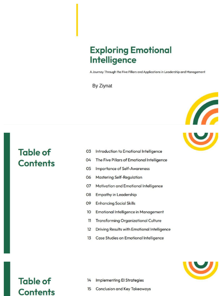 Emotional Intelligence Daniel Goleman Pdf