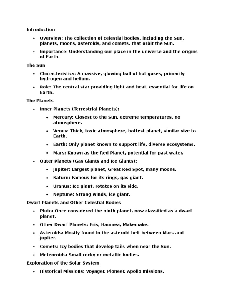 An Intro Solar System | PDF