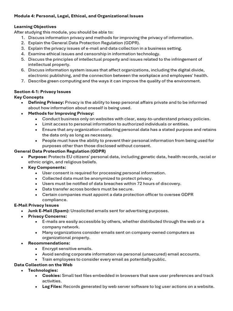 Enhancing Information Privacy Practices | PDF | Privacy | Http Cookie