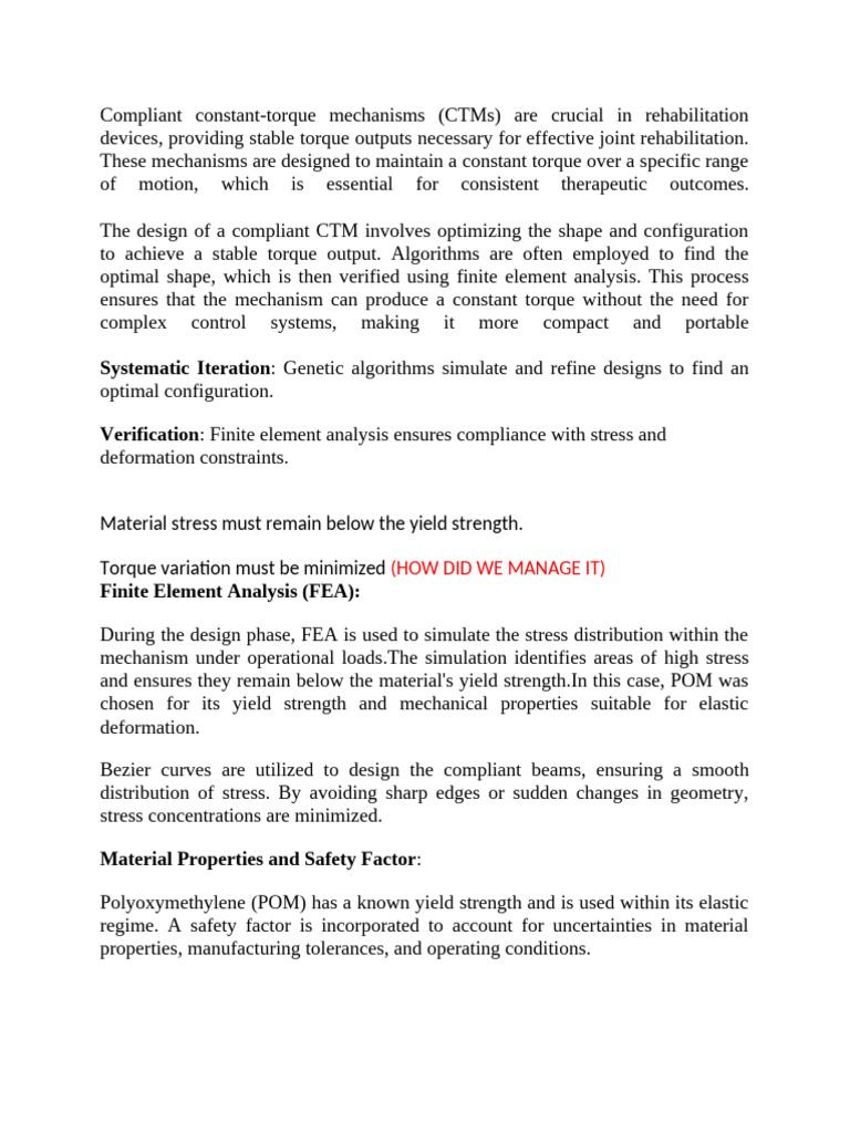 EMBODIMENT DESIGN | PDF | Strength Of Materials | Deformation (Engineering)