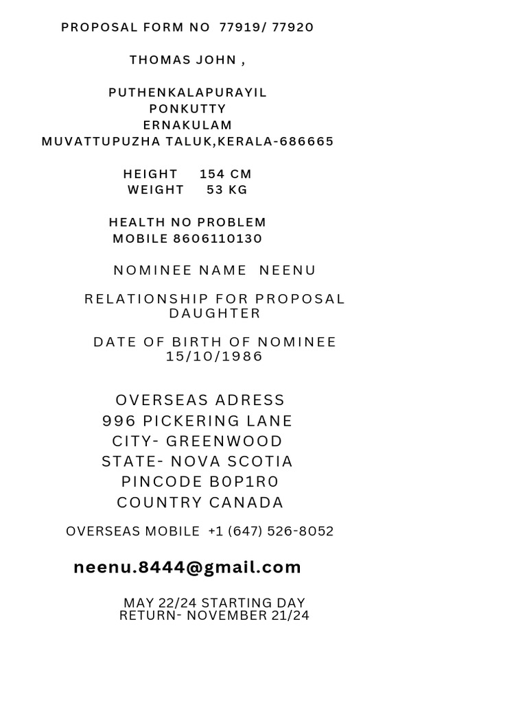 Minimalist Black and White Blank Paper Document | PDF
