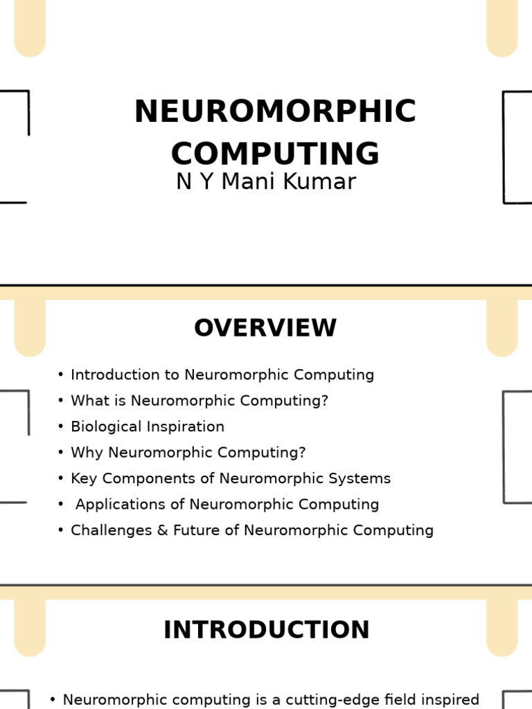 Neuromorphic Computing | PDF | Artificial Intelligence | Intelligence (AI) & Semantics