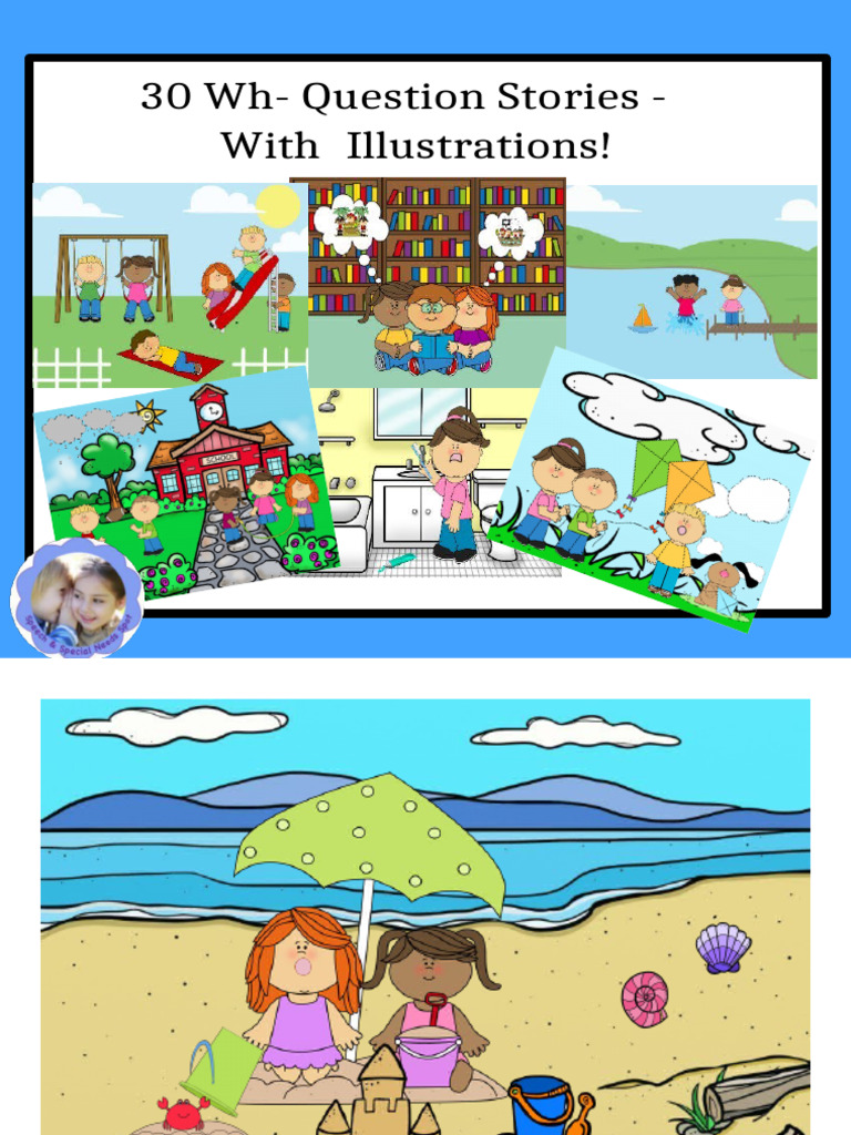 WH Question Stories With Illustrations | PDF