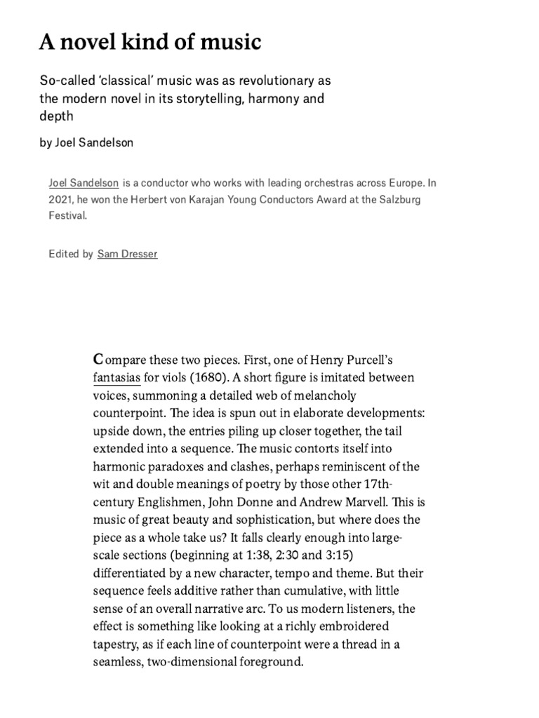 Evolution of Music: Purcell to Haydn | PDF | Mode (Music) | Laurence Sterne