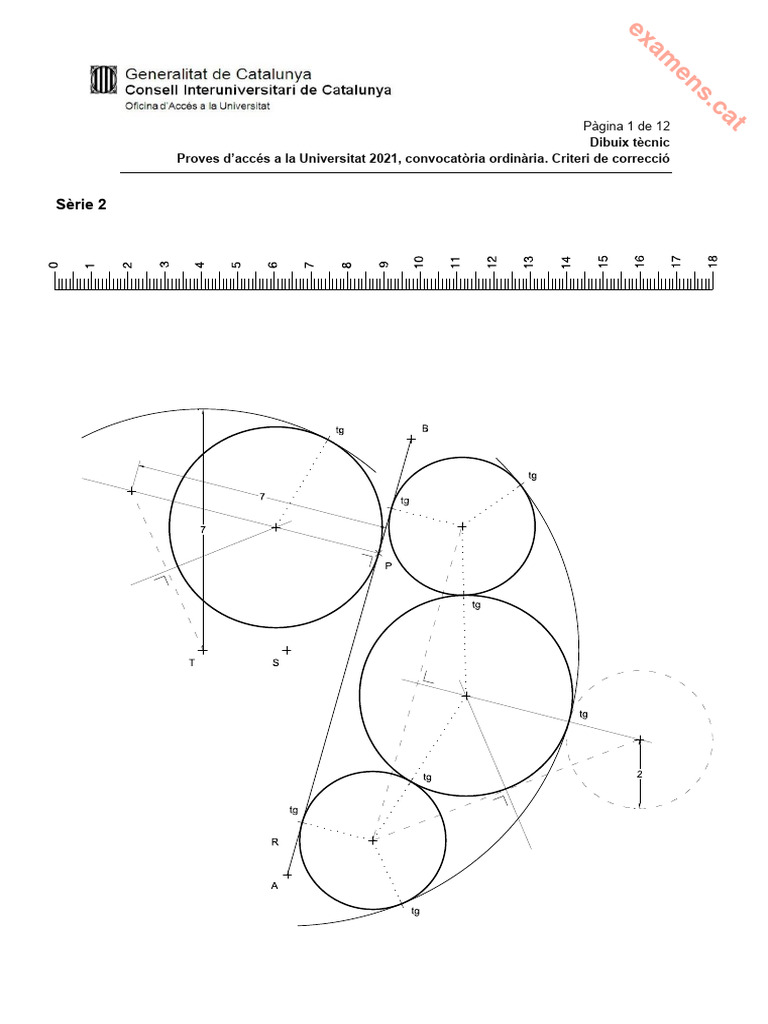 Pau Dibuix Tecnic 2021 Juny Solucio | PDF