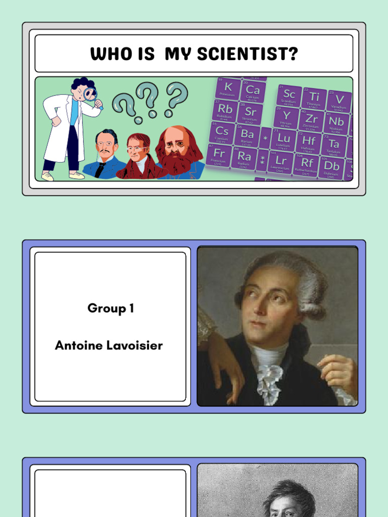 The Modern Periodic Table Lesson Presentation in Green and Grey ...