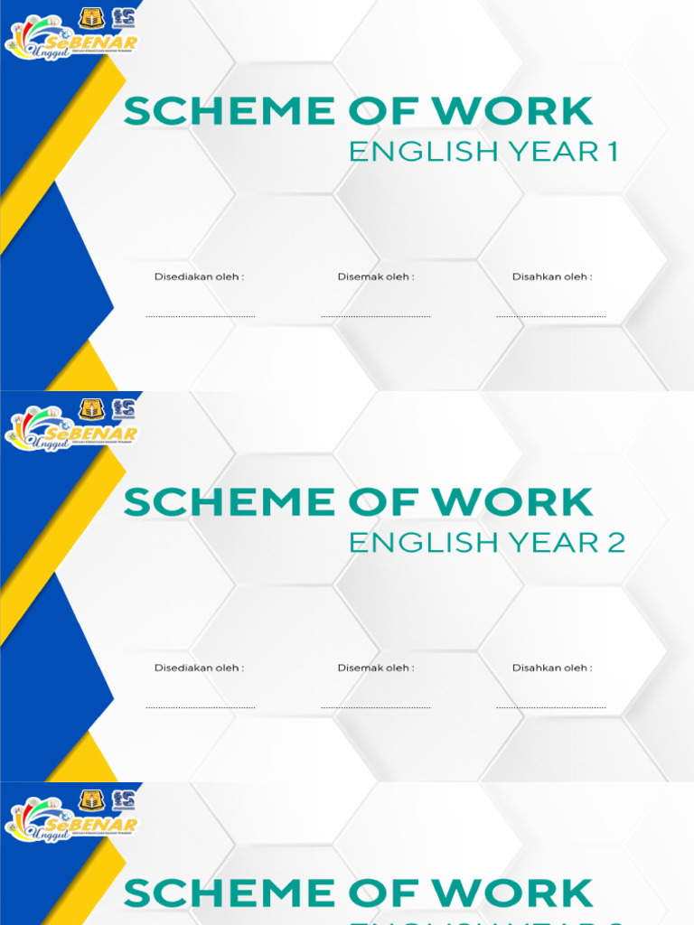 Cover Page English Year 4 | PDF