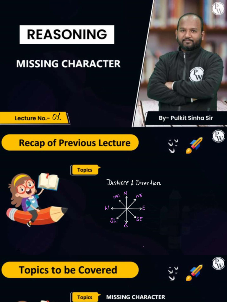 Missing Character - Class Notes | PDF