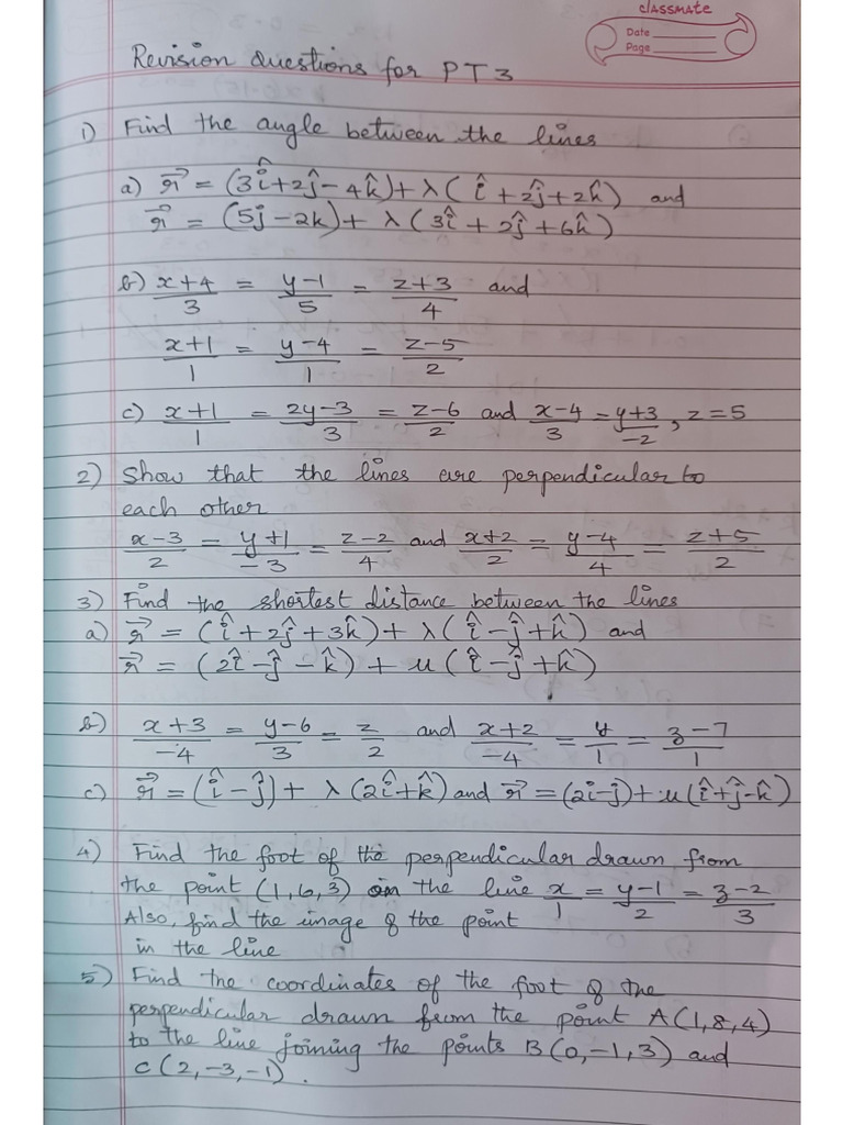 Revision Questions For PT 3 | PDF