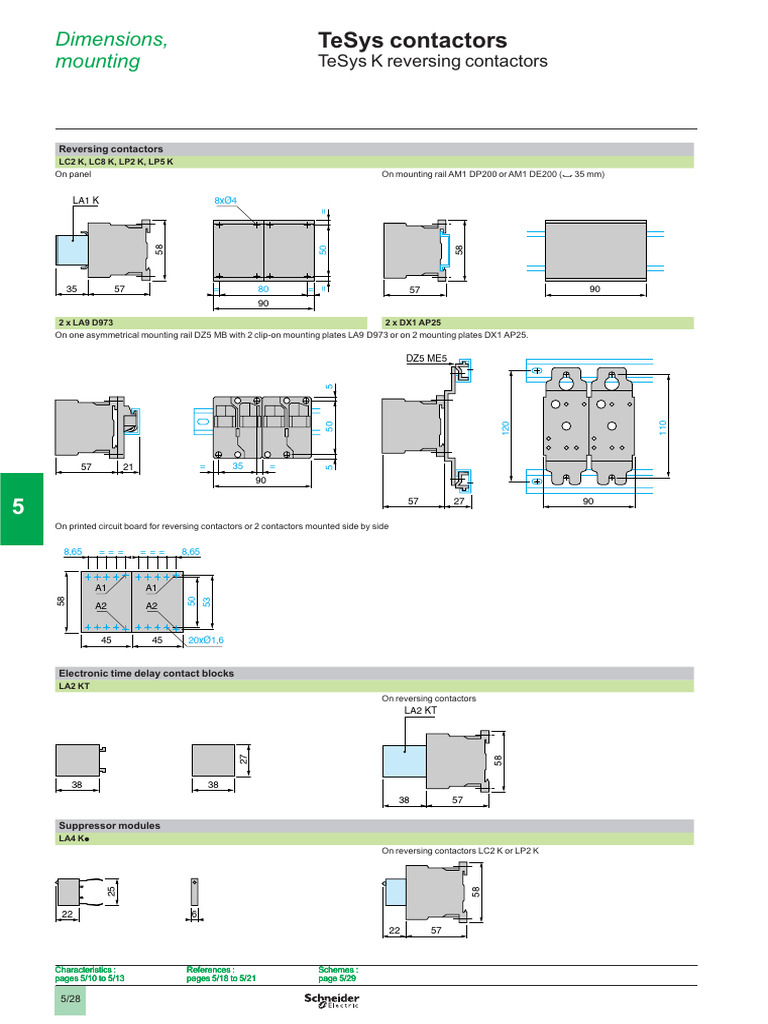 Schneider Contactor Catalogue - 29 | PDF