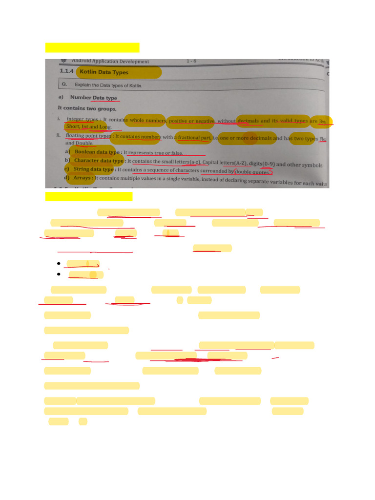 Android QB | PDF | Object Oriented Programming | Mobile App
