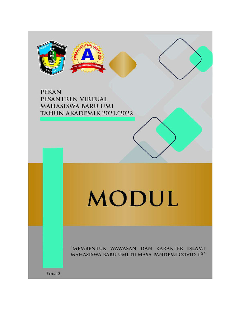 MODUL PEKAN PESANTREN VIRTUAL MABA UMI 2020 | PDF