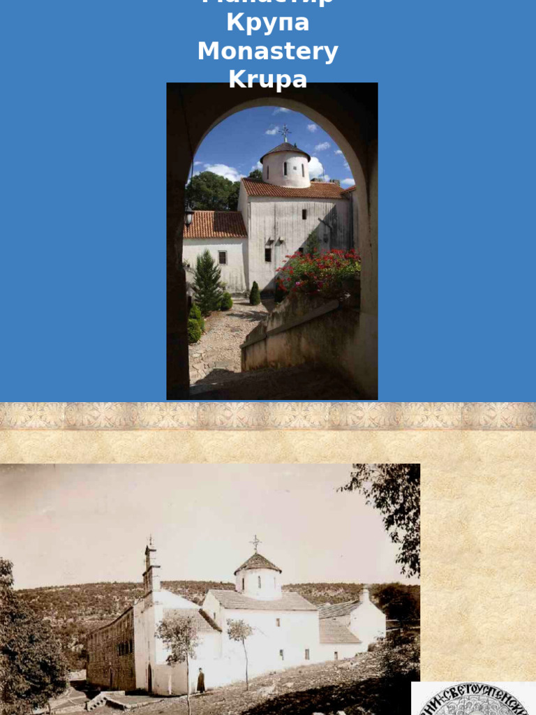 Manastir Krupa | PDF