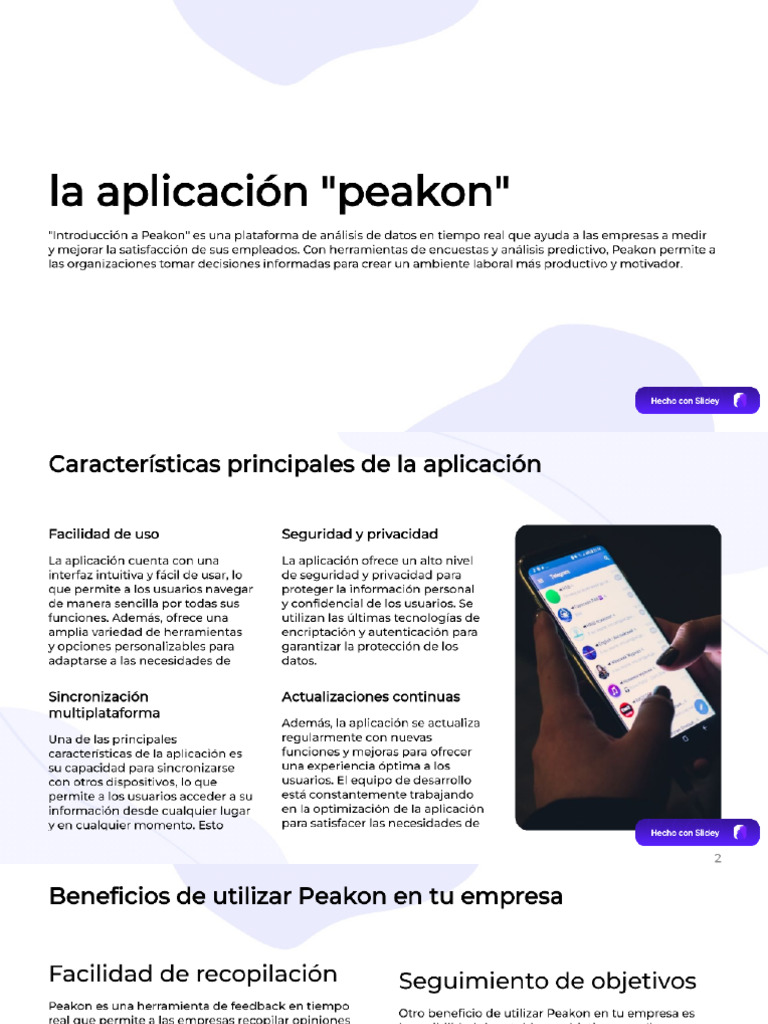 La Aplicación Peakon | PDF