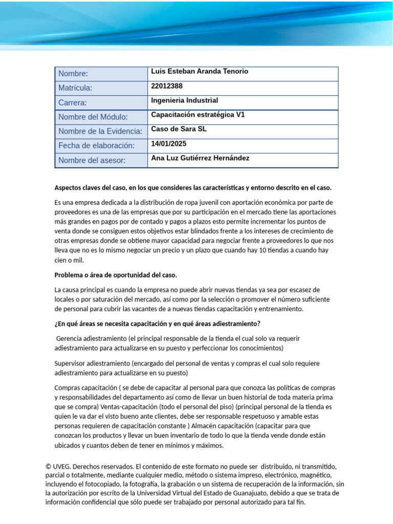 Aranda LuisEsteban Caso Shara | PDF | Business | Información