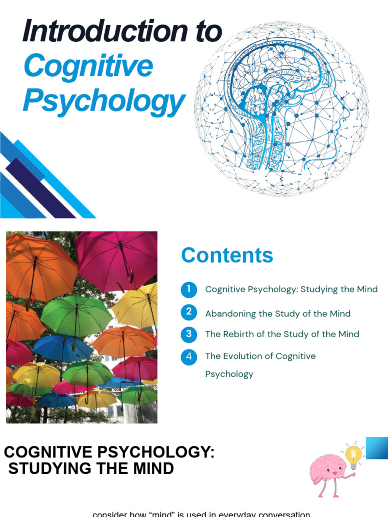 Introduction To Cognitive Psychology | PDF | Mind | Mental Chronometry