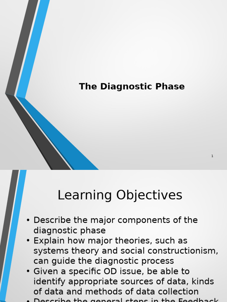 Weeks 7 & 8 - Diagnostic Phase | PDF | Data | Medical Diagnosis