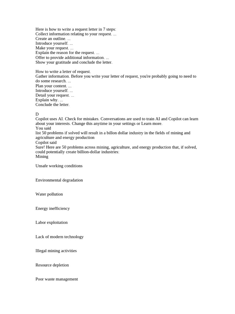 Here is how to write a request letter in 7 steps | PDF | Agriculture ...
