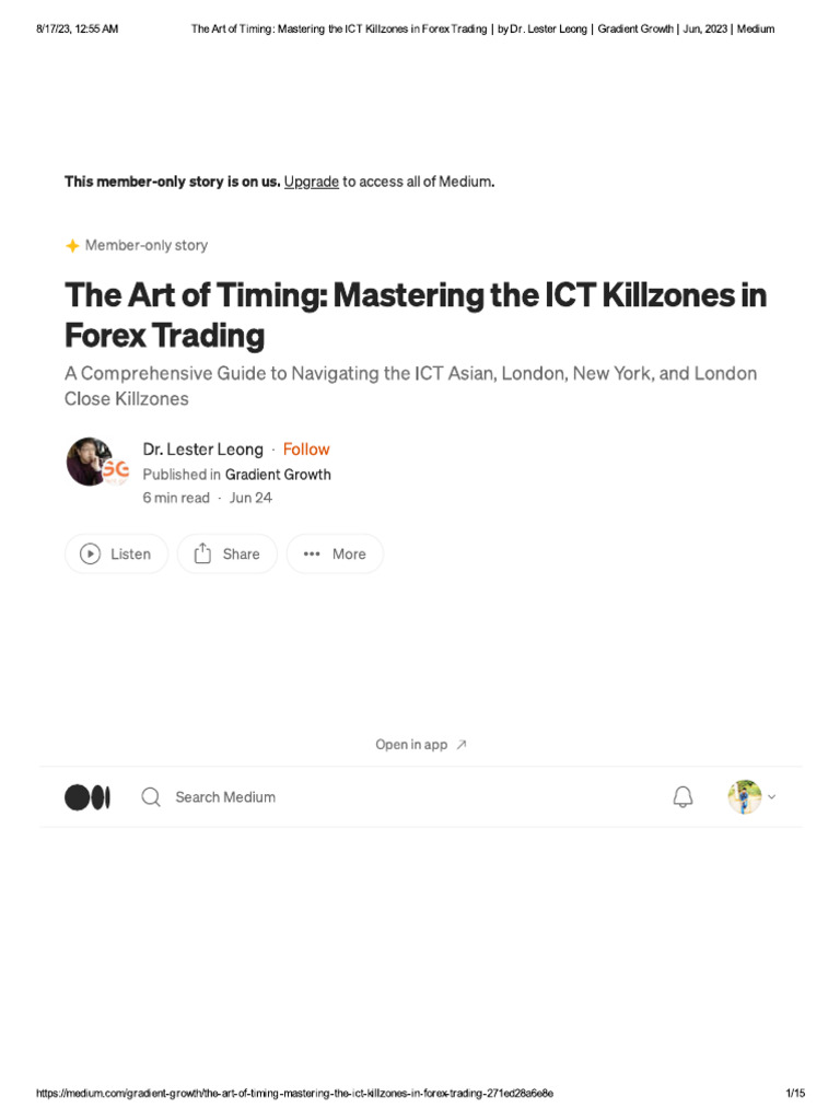 Kill Zones | PDF