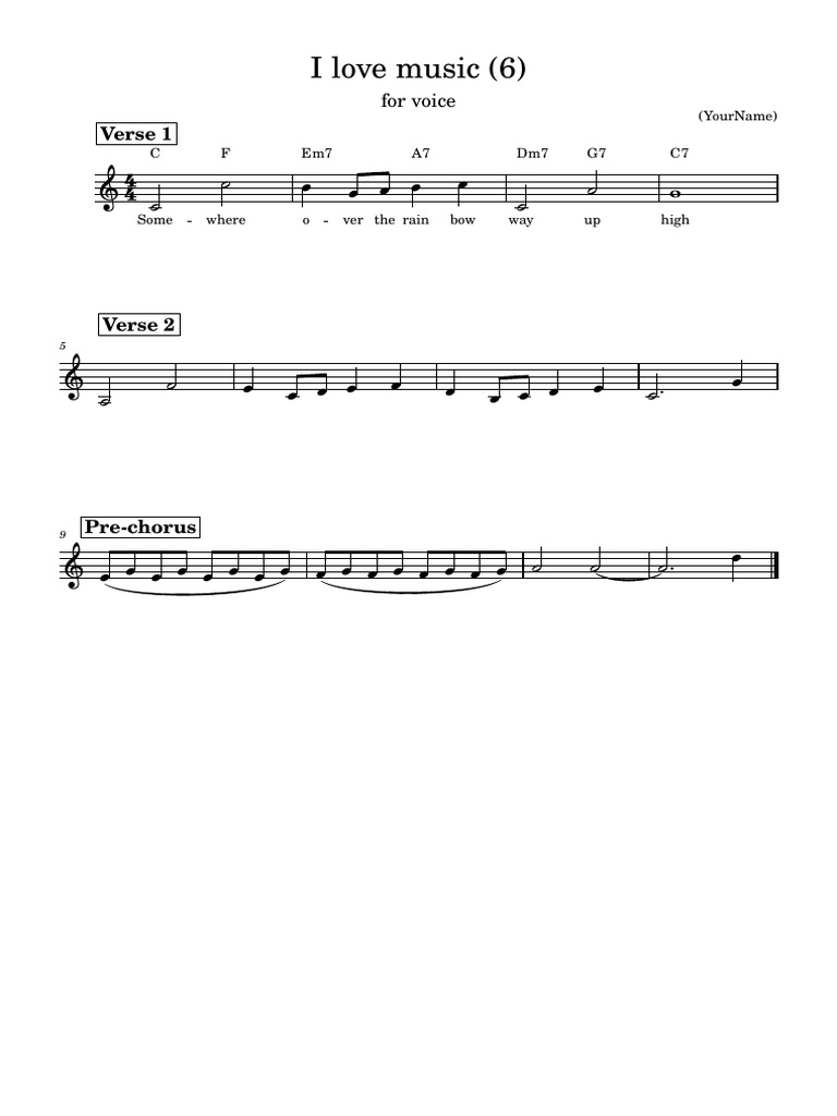 Assessment 6_I Love Music | PDF