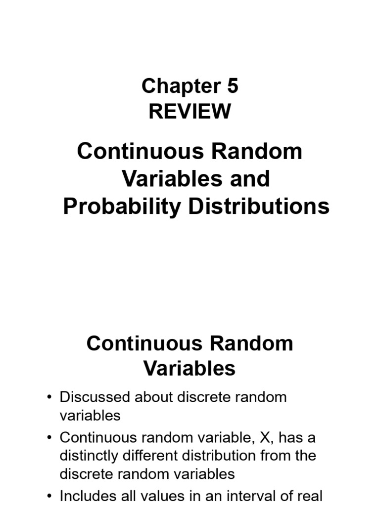 Continuous Probability Function | PDF | Probability Distribution | Probability Density Function