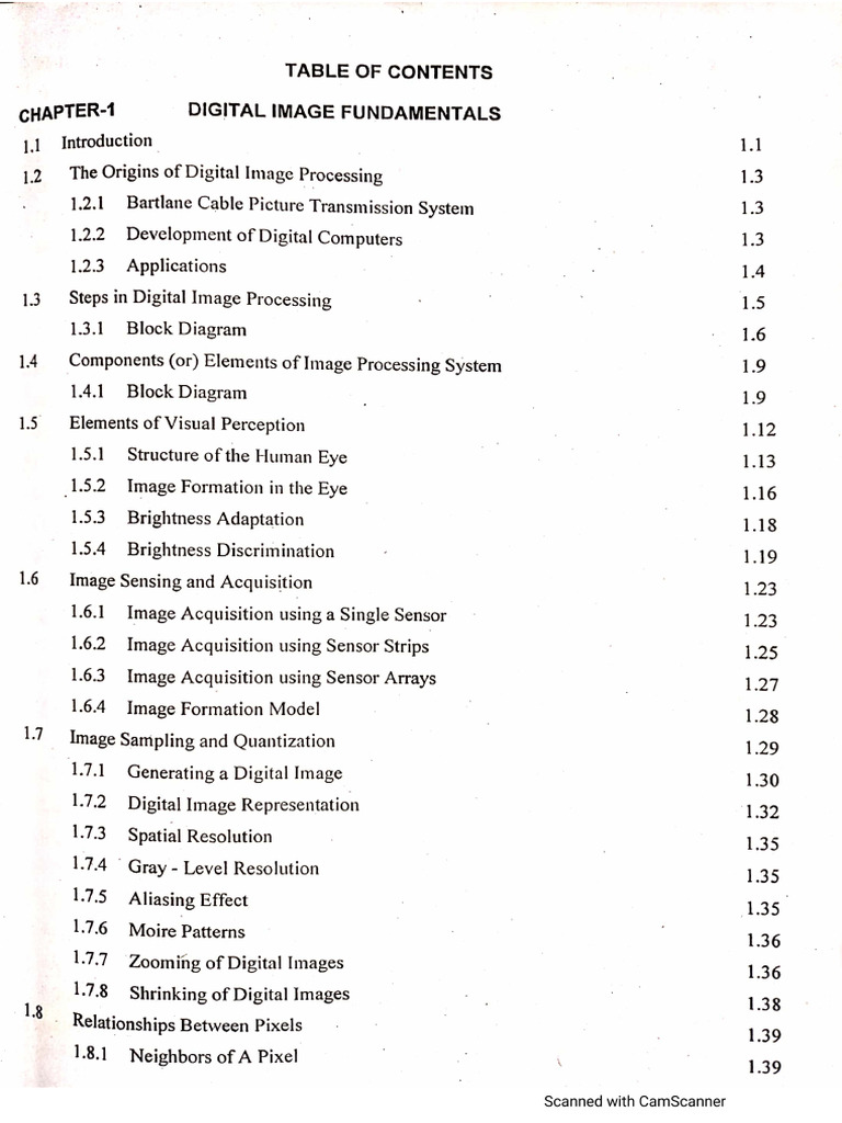 DIP UNIT 1 & 2 BOOK | PDF