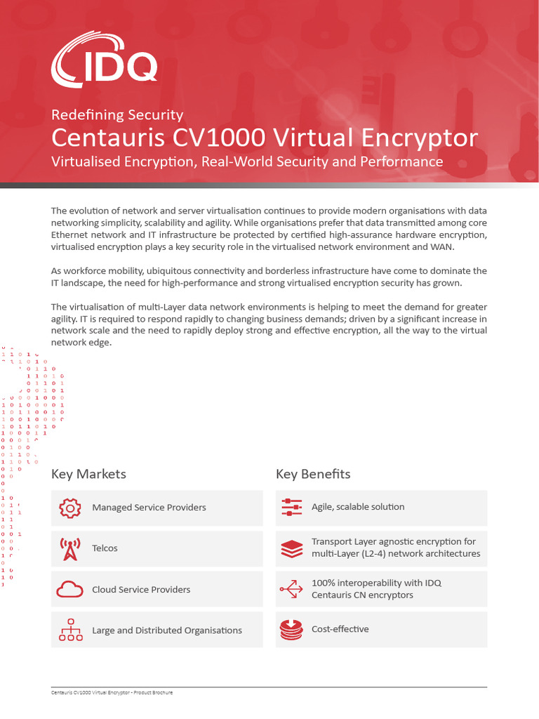 Centauris CV1000 - Brochure | PDF | Computer Network | Virtualization