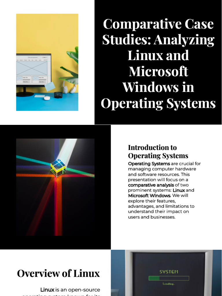 Case Studies Analyzing Linux and Microsoft Windows in Operating Systems | PDF | Microsoft ...