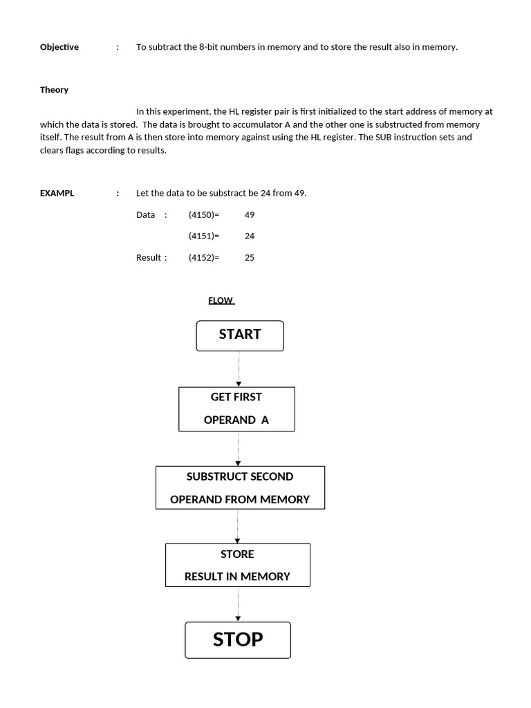 Ex-3 | PDF | Subtraction | Computer Science