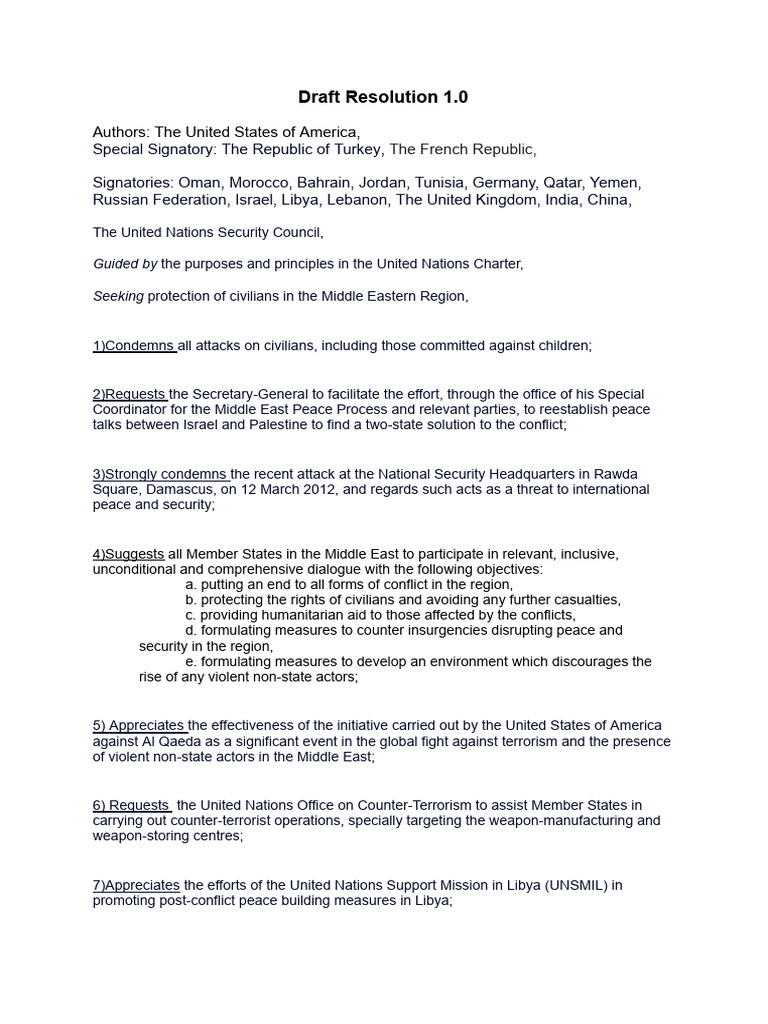 megamun reso.docx | PDF | United Nations | International Relations