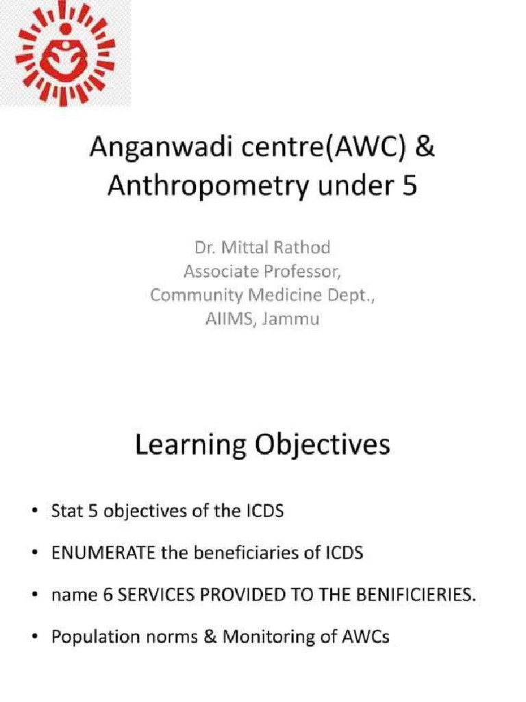 Anganwadi | PDF