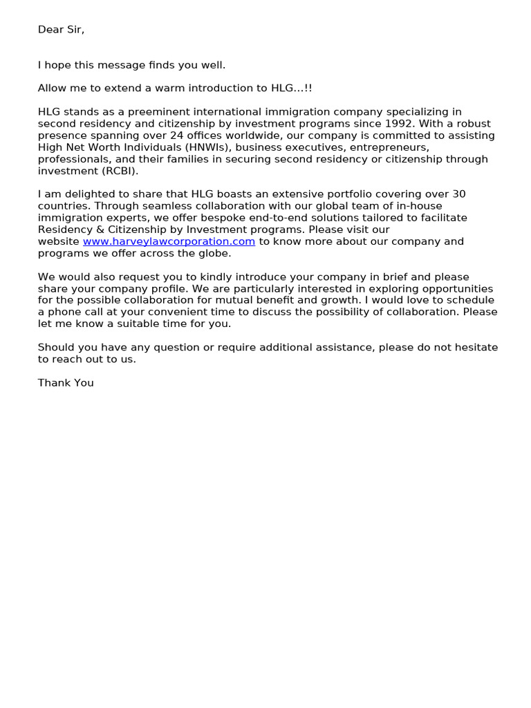 Updated Standard Mail Template Pdf