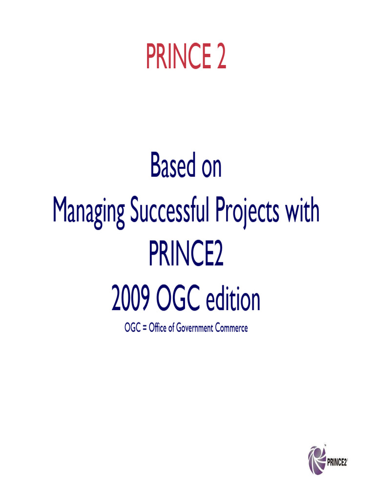 PRINCE2 | PDF | Project Management | Business