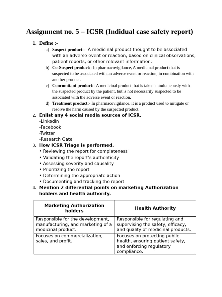 Assignment 5 ICSR | PDF