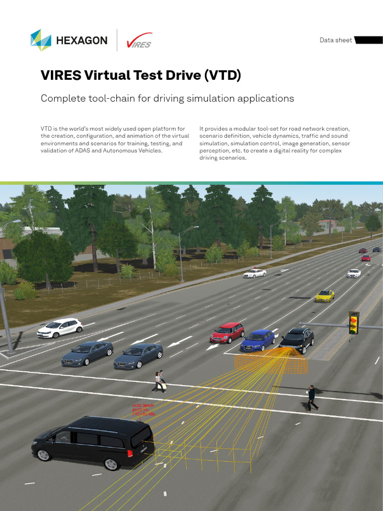 Hexagon MI VIRES DataSheet-VTD A4 WEB | PDF | Simulation | Lidar