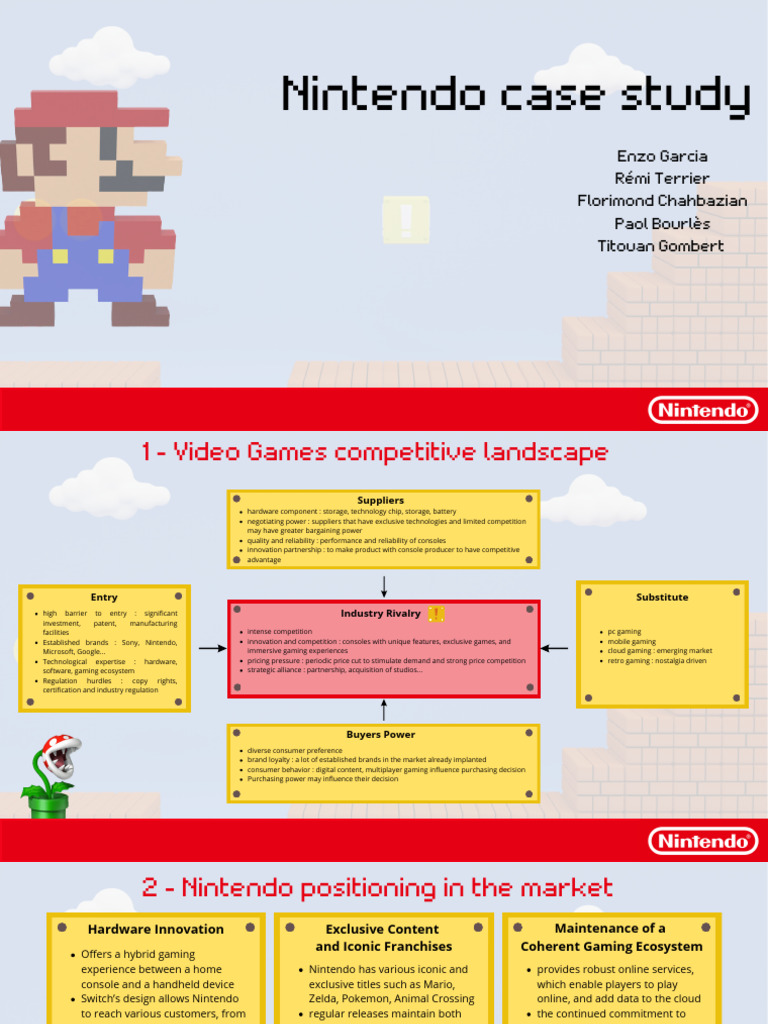 TD1 - TEAM 9 | PDF | Video Game Consoles | Nintendo