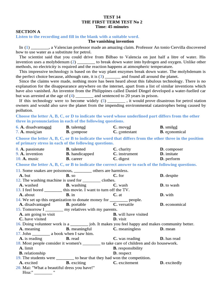 Water-Powered Car Invention Test | PDF | Thomas Edison | Water